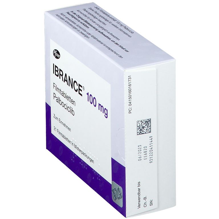 IBRANCE® 100 mg 3x7 St mit dem E-Rezept kaufen - Shop Apotheke