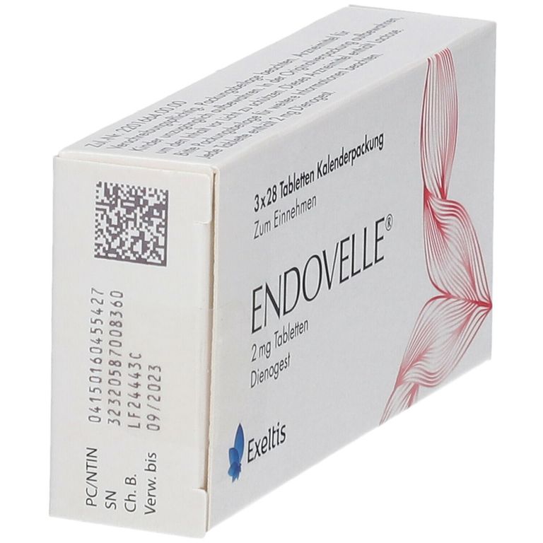 ENDOVELLE® 2 mg 3x28 St mit dem E-Rezept kaufen - Shop Apotheke
