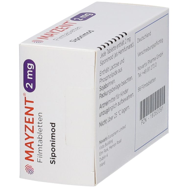 MAYZENT® 2 mg 98 St mit dem E-Rezept kaufen - Shop Apotheke
