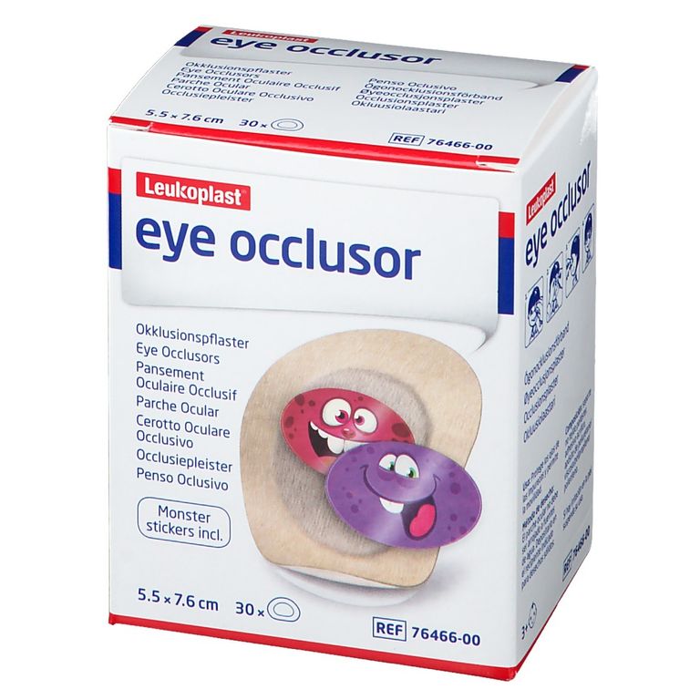 Leukoplast® eye occlusor Okklusionspflaster 30 St - Shop Apotheke