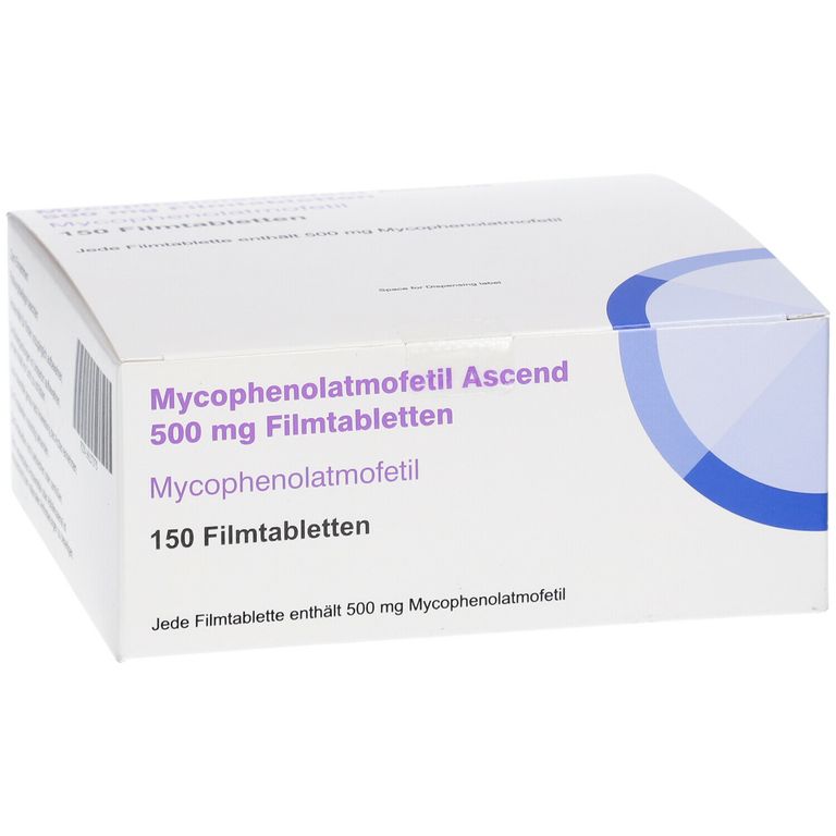 Mycophenolatmofetil Ascend 500 mg 150 St mit dem E-Rezept kaufen - Shop ...