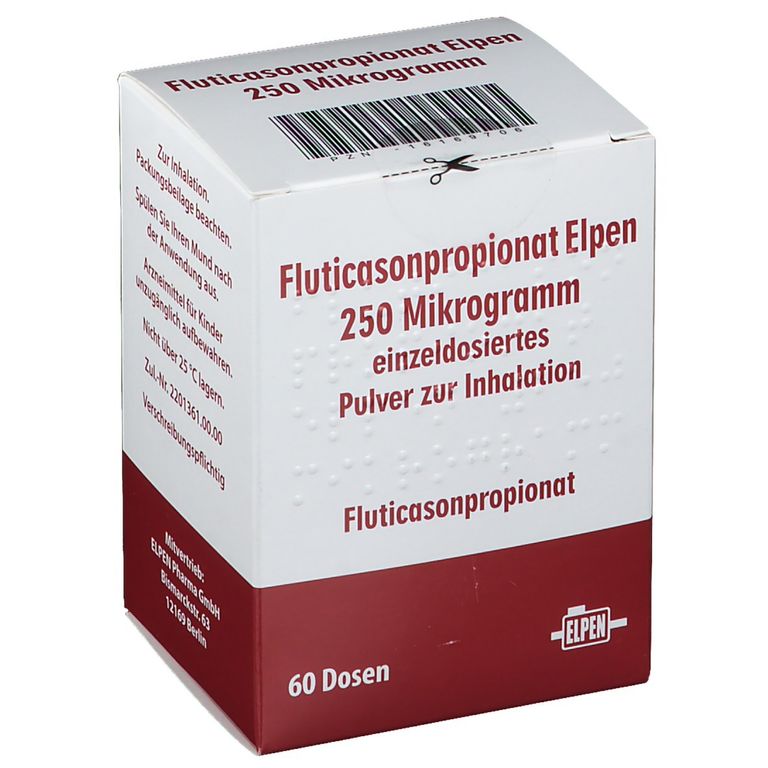 Fluticasonpropionat Elpen 250 µg 1x60 St mit dem E-Rezept kaufen - Shop ...
