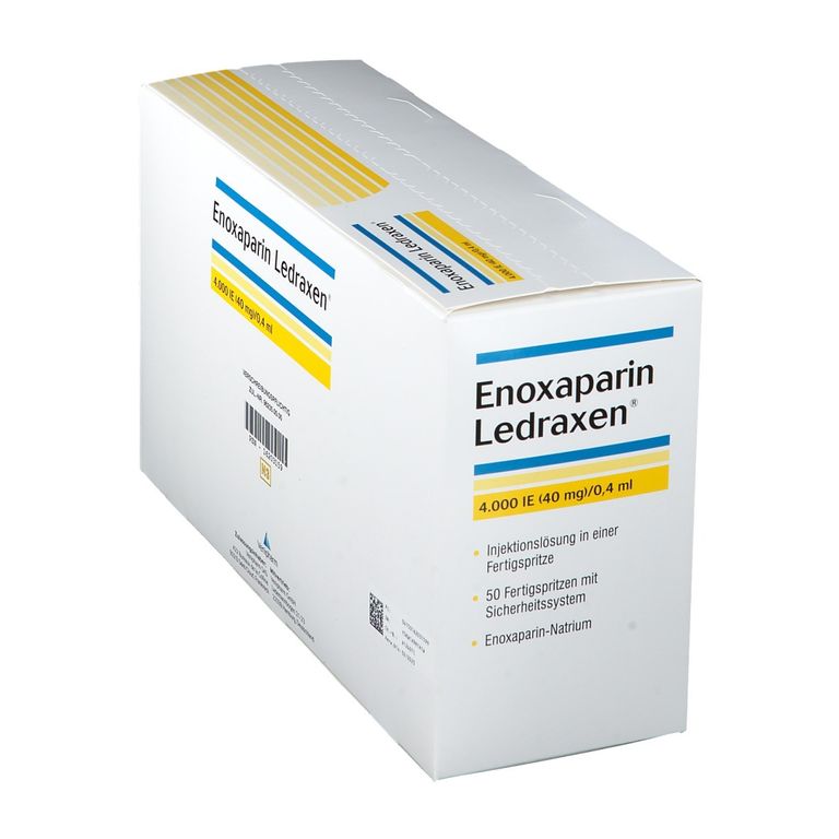 Enoxaparin Ledraxen® 4.000 IE 40 mg/0,4 ml 50 St mit dem E-Rezept ...