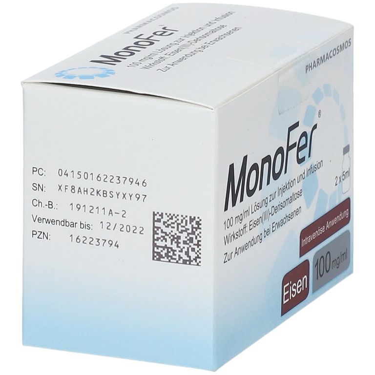 MonoFer® 100 mg/ml 2x5 ml mit dem E-Rezept kaufen - Shop Apotheke