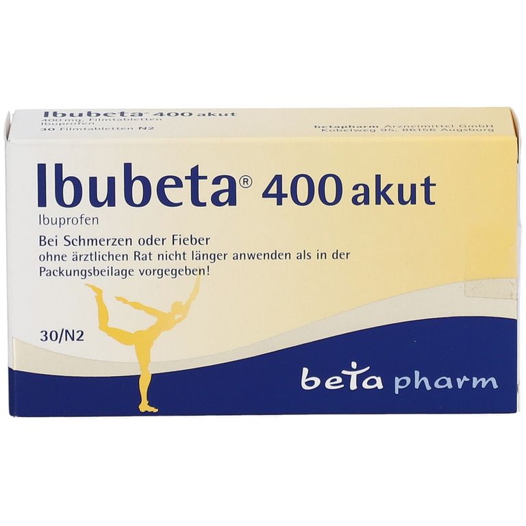 Ibubeta® 400 akut 30 St - Shop Apotheke