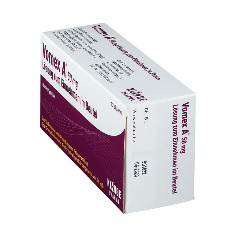Vomex A® 50 mg 12 St - Shop Apotheke