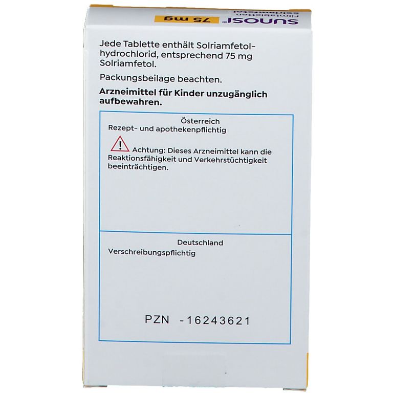 SUNOSI® 75 mg 28 St mit dem E-Rezept kaufen - Shop Apotheke