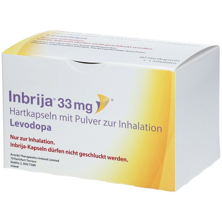 INBRIJA 33 mg Hartkapseln m.Plv.z.Inhalation 60 St mit dem E-Rezept ...