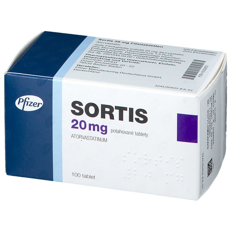 Sortis 20 mg 100 St mit dem E-Rezept kaufen - Shop Apotheke