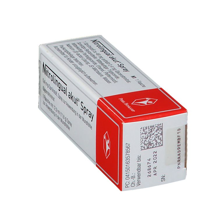 Nitrolingual® akut® Spray 0,4 mg/Sprühstoß 11,8 g mit dem E-Rezept ...