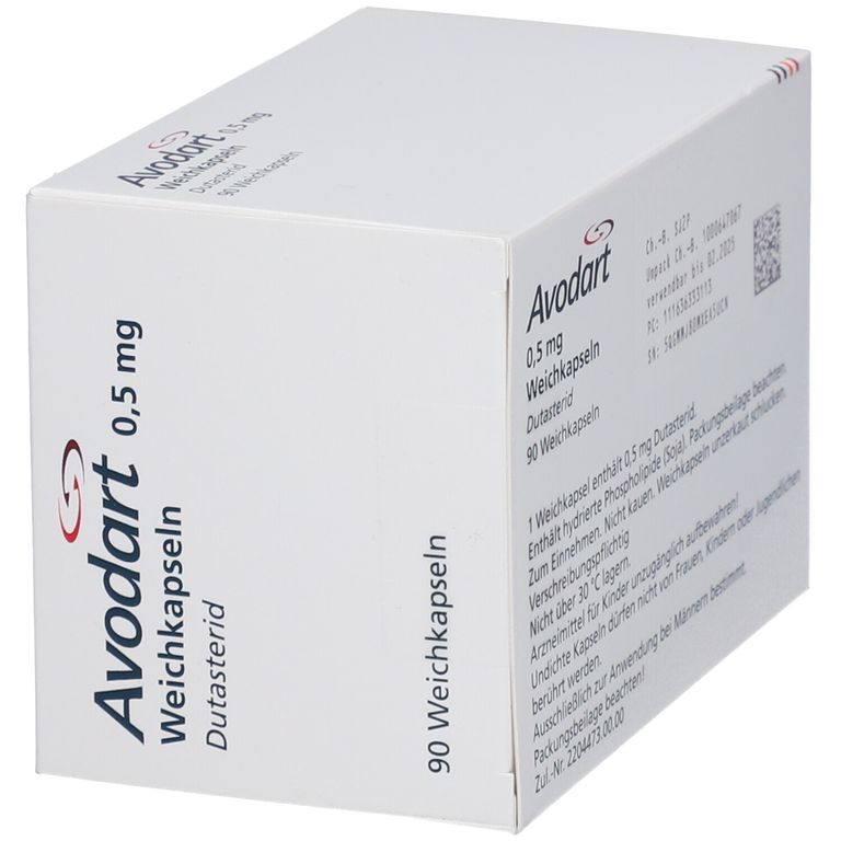 Avodart 0,5 mg 90 St mit dem E-Rezept kaufen - Shop Apotheke