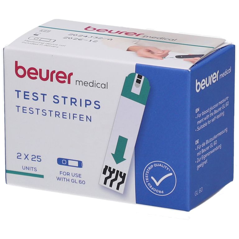 beurer medical Teststreifen GL 60 50 St - Shop Apotheke