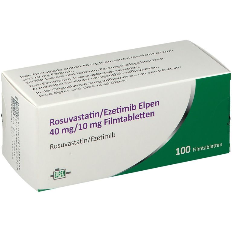Rosuvastatin/Ezetimib Elpen 40 mg/10 mg 100 St mit dem E-Rezept kaufen ...