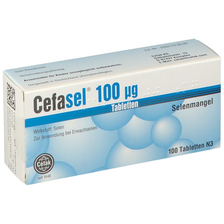 Cefasel® 100 µg 100 St mit dem E-Rezept kaufen - Shop Apotheke