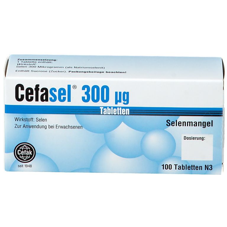 Cefasel® 300 µg 100 St mit dem E-Rezept kaufen - Shop Apotheke