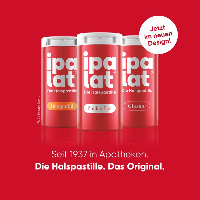 ipalat® Halspastillen Zuckerfrei 120 St - Shop Apotheke