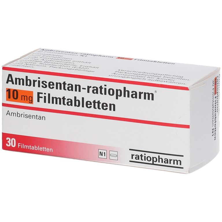 Ambrisentan-ratiopharm® 10 mg Filmtabletten 30 St mit dem E-Rezept ...