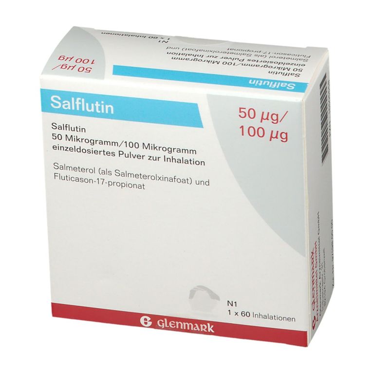 Salflutin 50 µg/100 µg/Dosis 1 St mit dem E-Rezept kaufen - Shop Apotheke