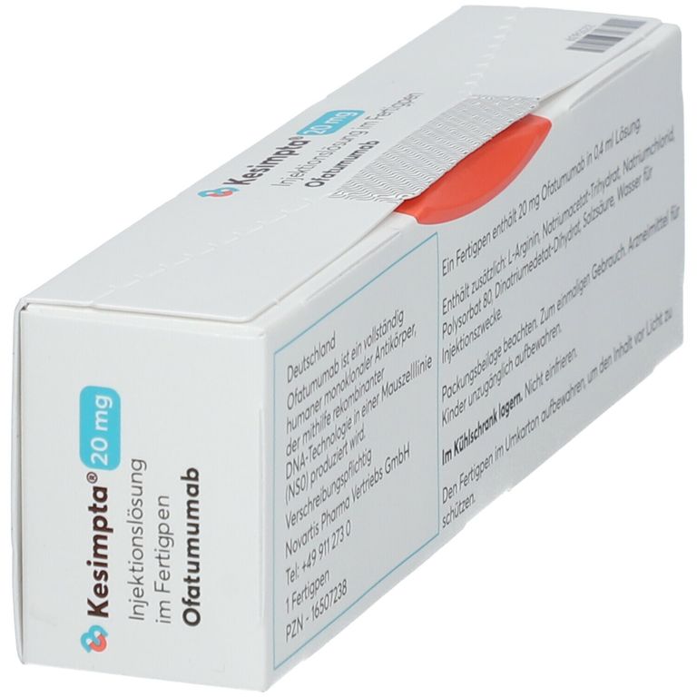 KESIMPTA 20 mg Injektionslösung im Fertigpen 1x0,4 ml mit dem E-Rezept ...