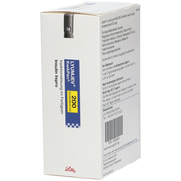LYUMJEV® 200 Einheiten/ml KwikPen™ 10x3 ml mit dem E-Rezept kaufen ...