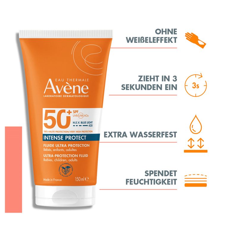 Avène – Intense Protect SPF 50+: Sonnenschutz für empfindliche Haut 150 ...