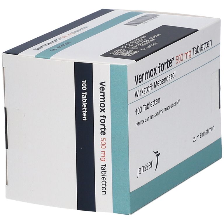 Vermox forte® 500 mg 100 St mit dem E-Rezept kaufen - Shop Apotheke
