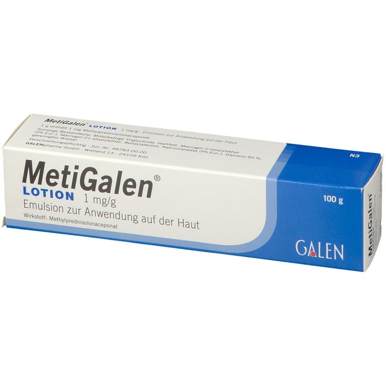 MetiGalen® Lotion 1 mg/ml 100 g mit dem E-Rezept kaufen - Shop Apotheke
