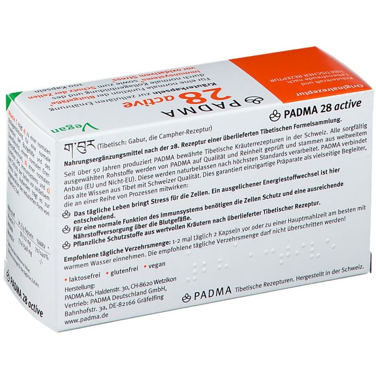 PADMA 28 active 100 St - Shop Apotheke