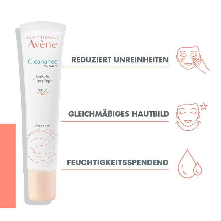 Eau Thermale Avène Cleanance Women getönte Tagespflege 40 ml - Shop ...
