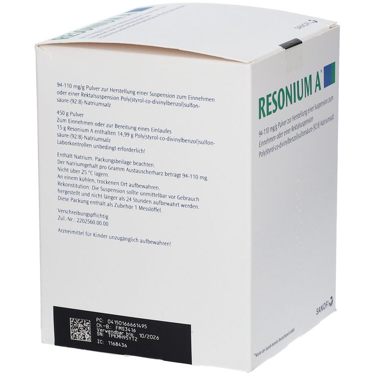 RESONIUM A® 450 g mit dem E-Rezept kaufen - Shop Apotheke