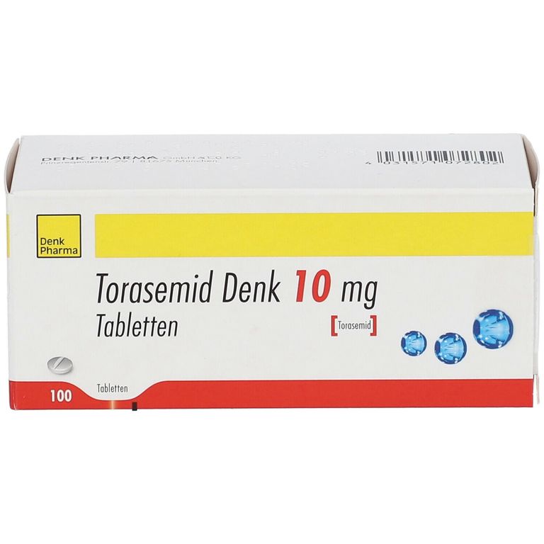Torasemid Denk 10 mg 100 St mit dem E-Rezept kaufen - Shop Apotheke