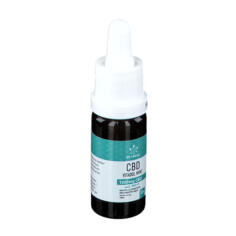CBD10% Bio Hanfextrakt Öl - Vitadol Mint 10 ml - shop-apotheke.com