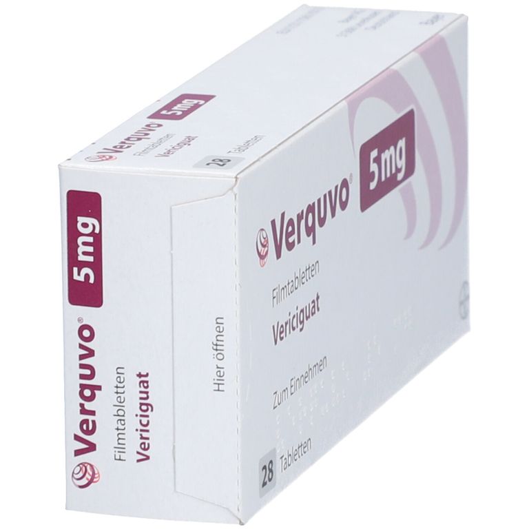 Verquvo® 5 mg 1x28 St mit dem E-Rezept kaufen - Shop Apotheke