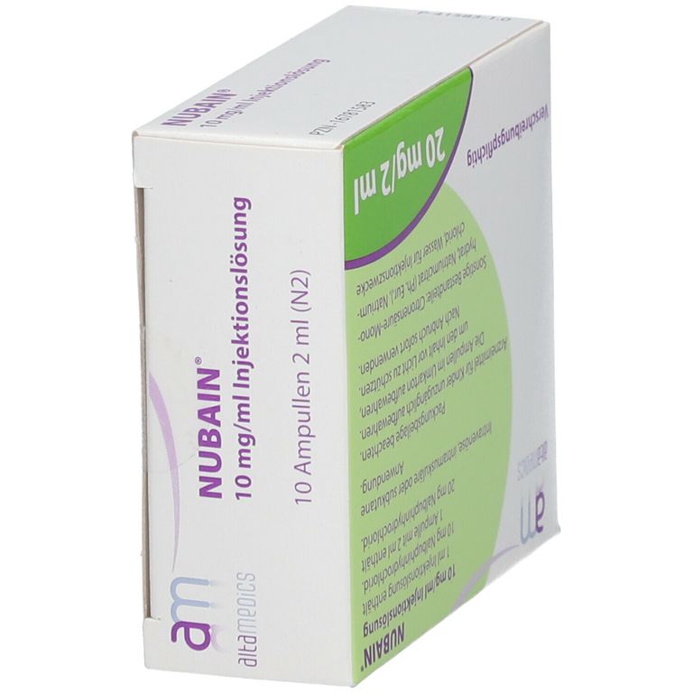 Nubain® 10 mg/ml 10x2 ml mit dem E-Rezept kaufen - Shop Apotheke