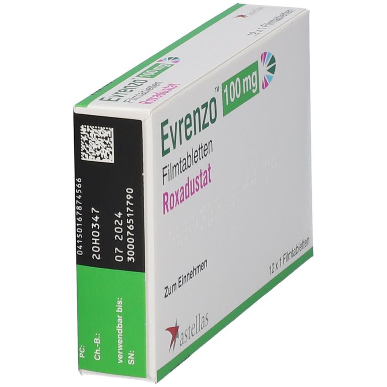 Evrenzo™ 100 mg 12 St mit dem E-Rezept kaufen - Shop Apotheke