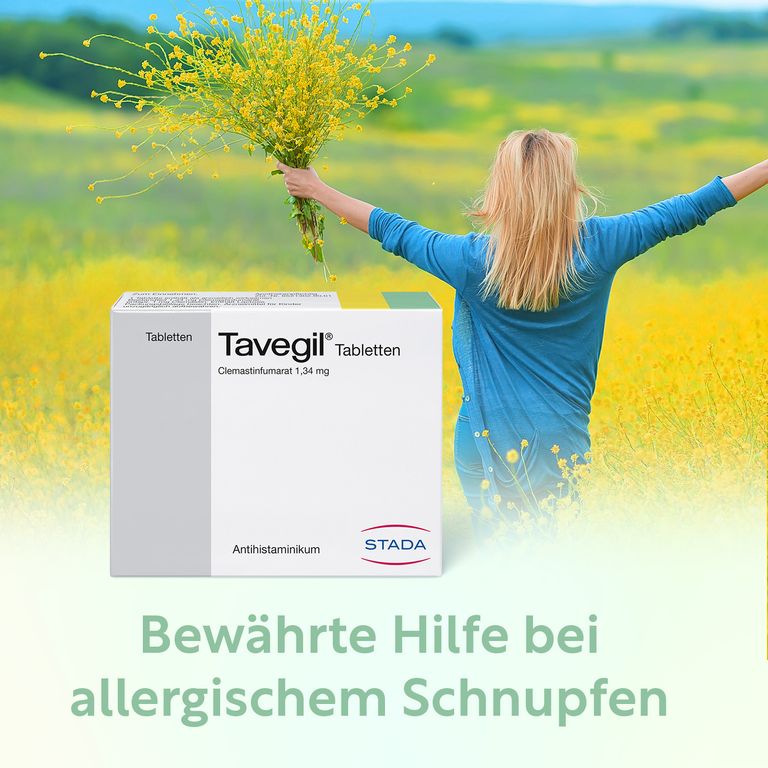 Tavegil® Tabletten zur Symptomlinderung bei Heuschnupfen, Juckreiz und ...