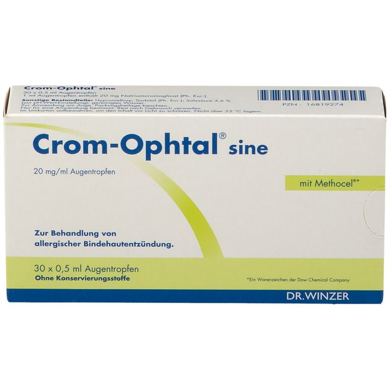 Crom-Opthal® sine 30x0,5 ml - Shop Apotheke