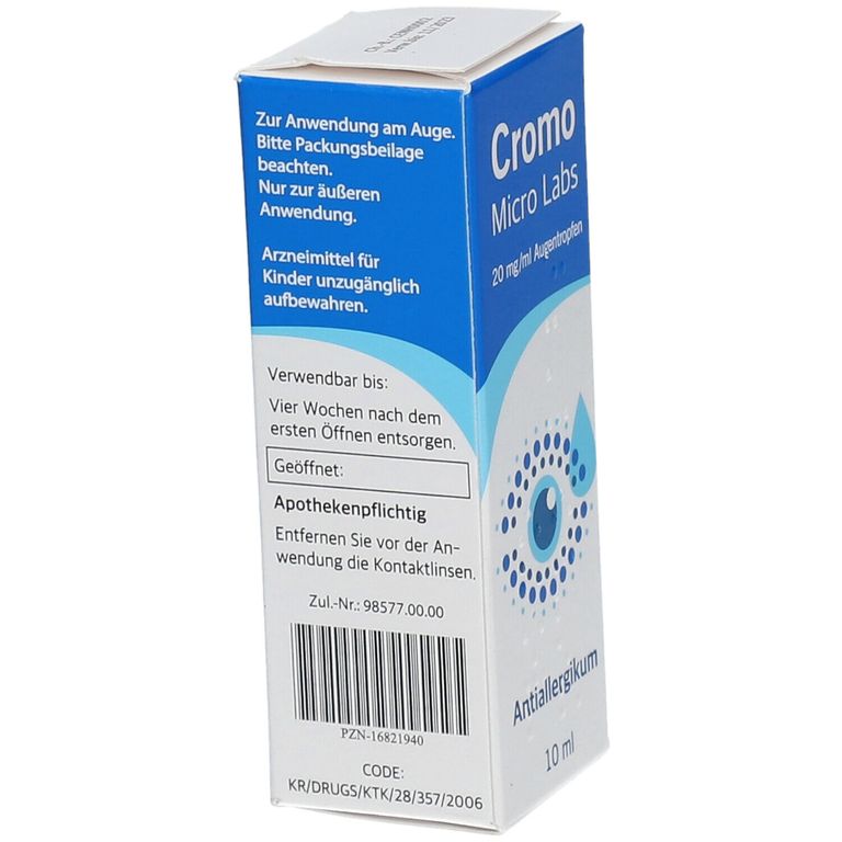Cromo Micro Labs 20 mg/ml 10 ml - Shop Apotheke
