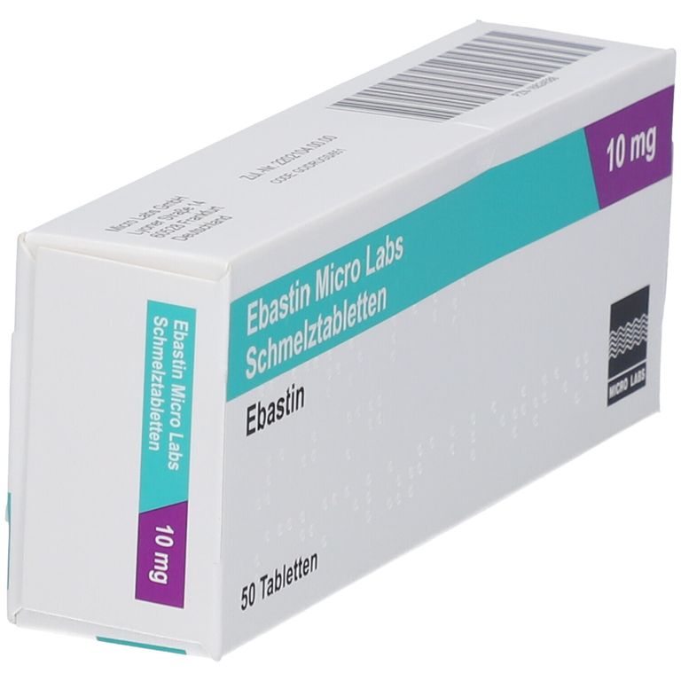 EBASTIN Micro Labs 10 mg Schmelztabletten 50 St mit dem E-Rezept kaufen ...