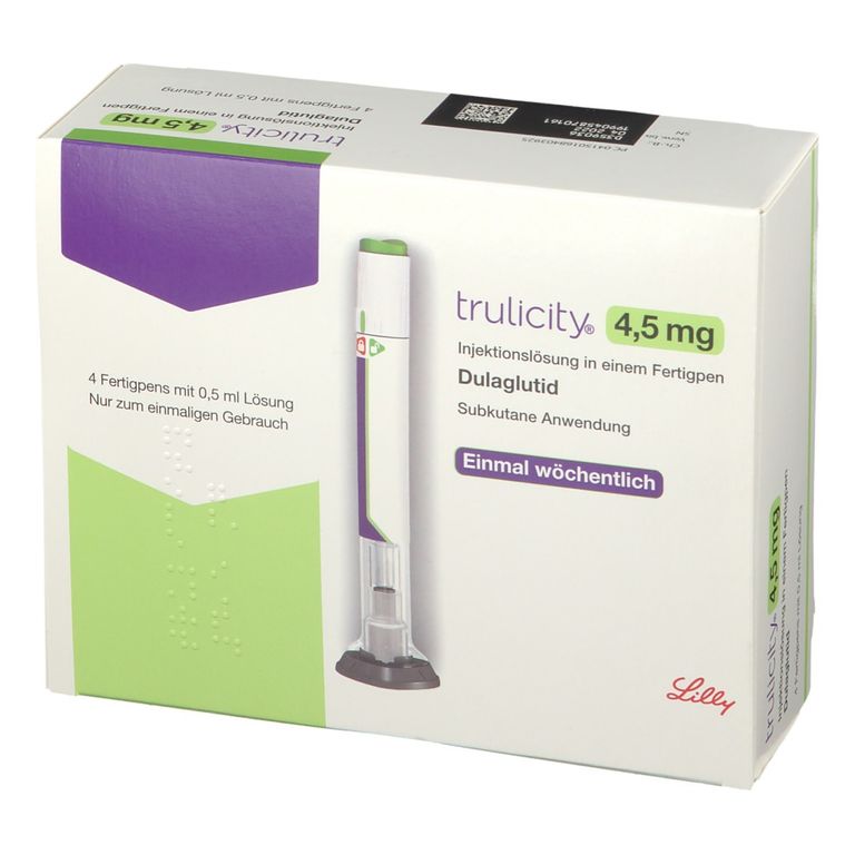 TRULICITY 4,5 mg Injektionslösung 4 St mit dem E-Rezept kaufen - Shop ...