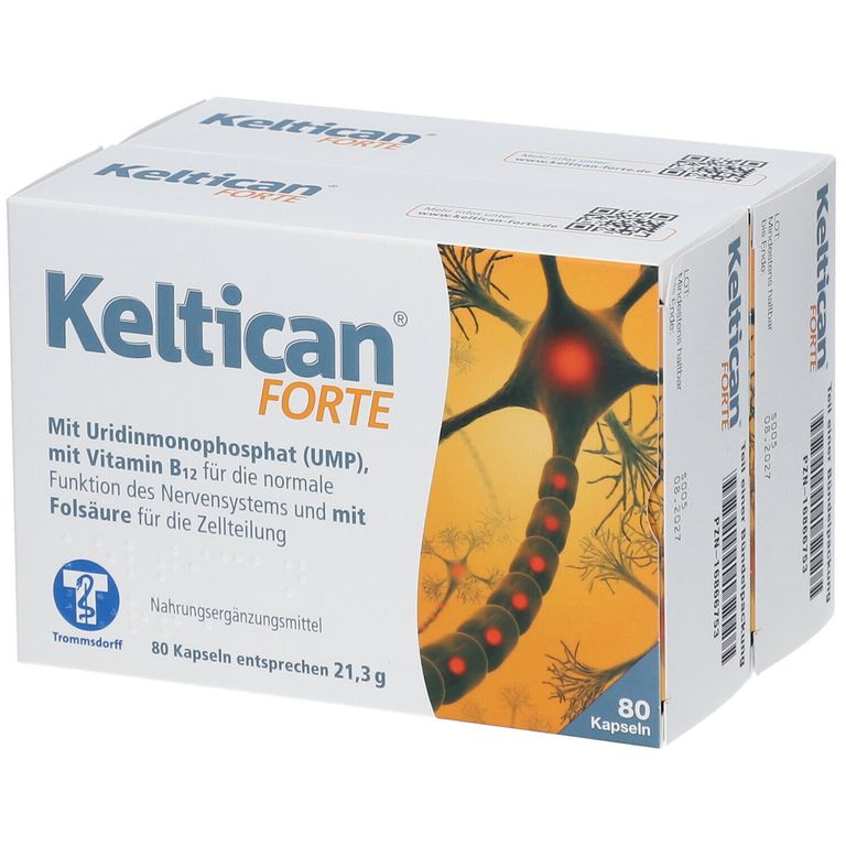 Keltican® forte Kapseln mit Uridinmonophosphat (UMP), Vitamin B12 und ...