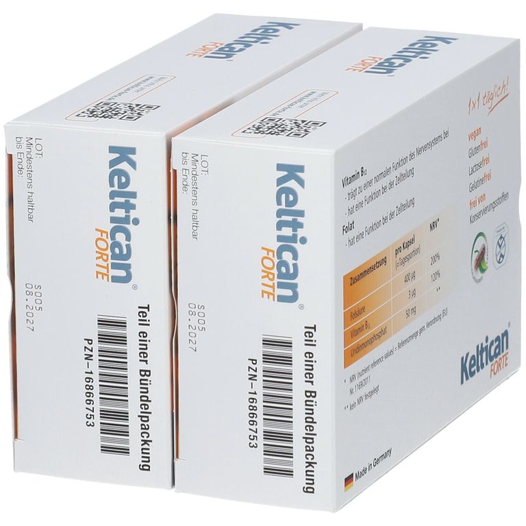 Keltican® forte Kapseln mit Uridinmonophosphat (UMP), Vitamin B12 und ...