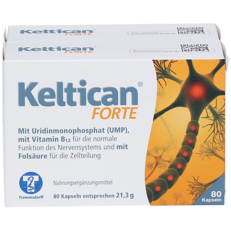 Keltican® forte Kapseln mit Uridinmonophosphat (UMP), Vitamin B12 und ...