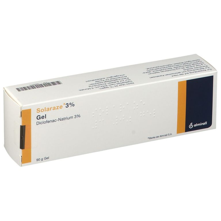 Solaraze 3% Gel 90 g mit dem E-Rezept kaufen - Shop Apotheke