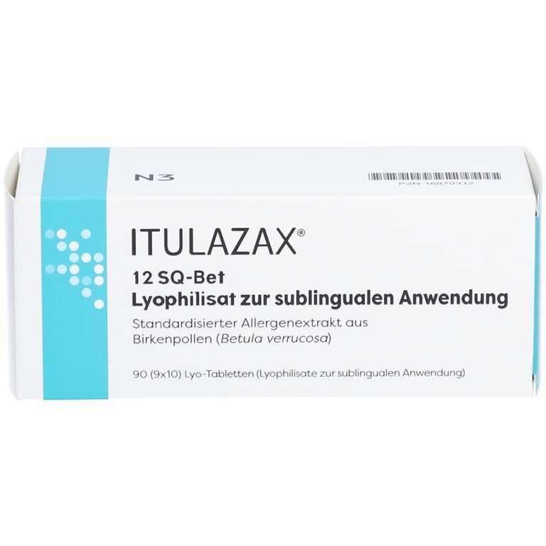 Itulazax® 12 Sq-BetLyophil 90 St mit dem E-Rezept kaufen - Shop Apotheke
