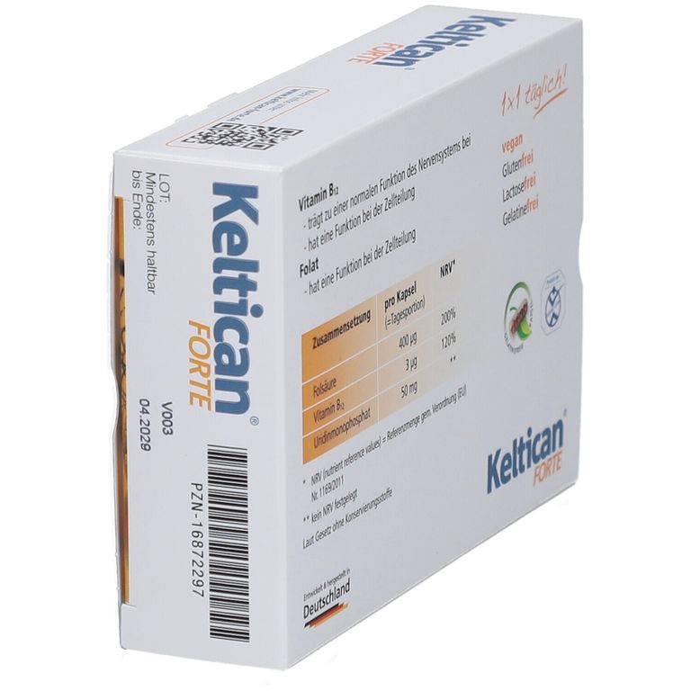 Keltican® forte Kapseln mit Uridinmonophosphat (UMP), Vitamin B12 und ...
