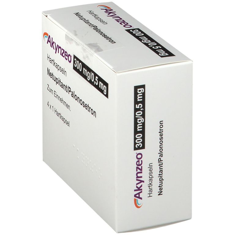 Akynzeo® 300Mg/0.5Mg 4 St mit dem E-Rezept kaufen - Shop Apotheke