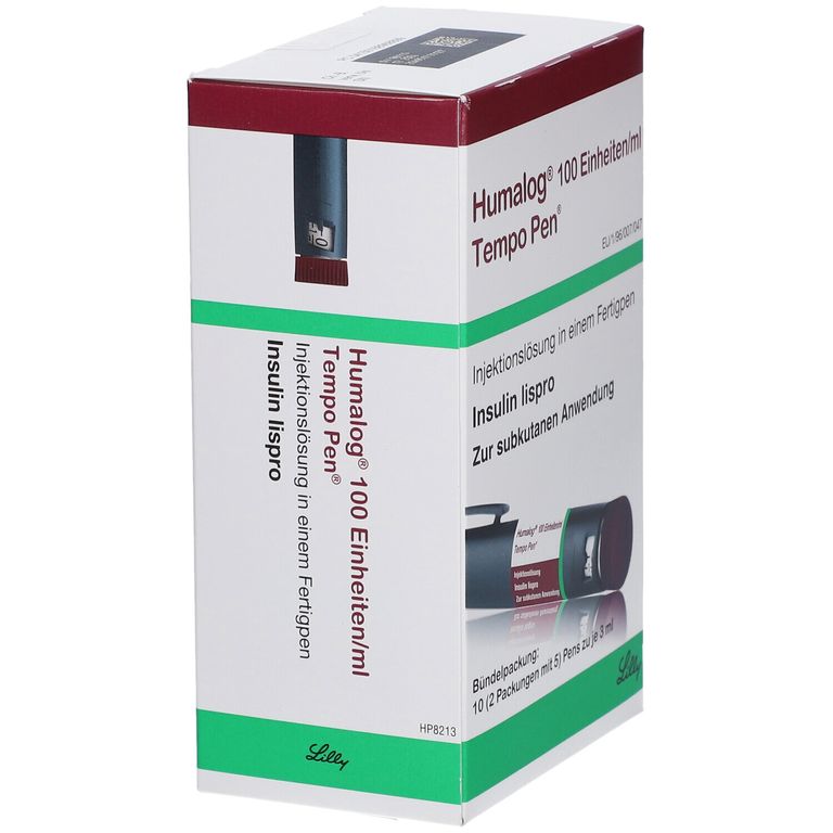 HUMALOG 100 E/ml Tempo Pen Inj.-Lsg.i.e.Fertigpen 10x3 ml mit dem E ...