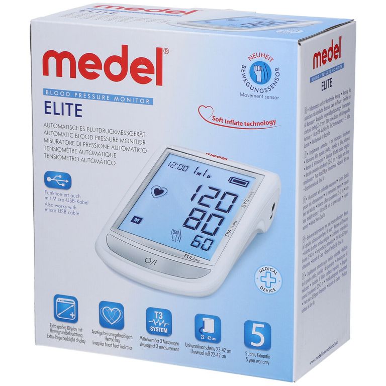 Medel Elite Blutdruckmessgerät 1 St - Shop Apotheke