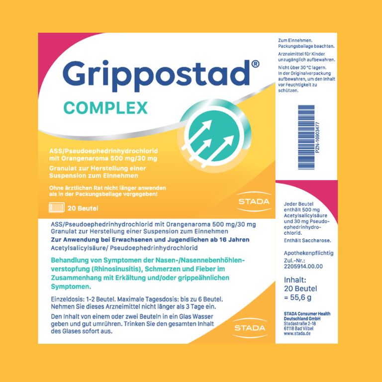 Grippostad® Complex ASS/Pseudoephedrin bei Schnupfen und ...